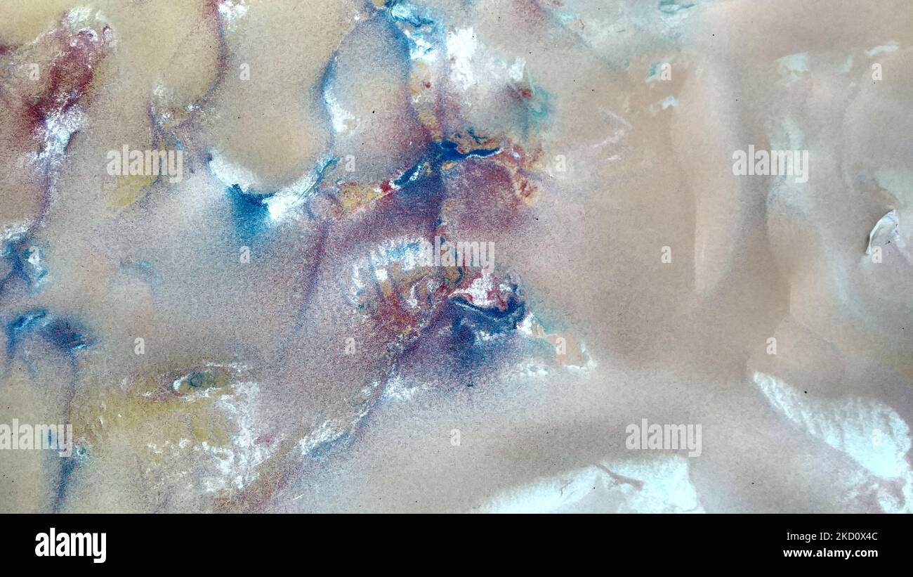 Colored sand close up picture Stock Photo - Alamy