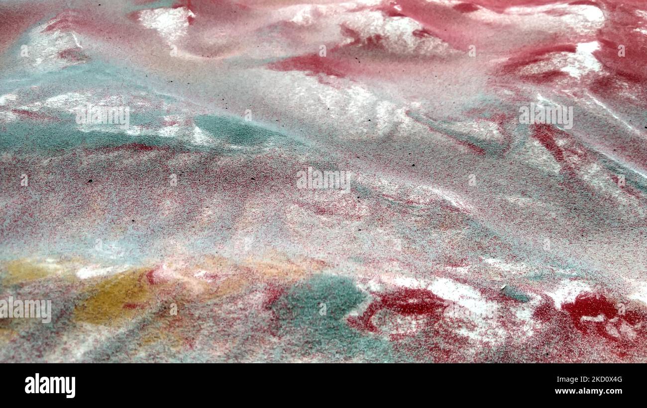 Colored sand close up picture Stock Photo - Alamy