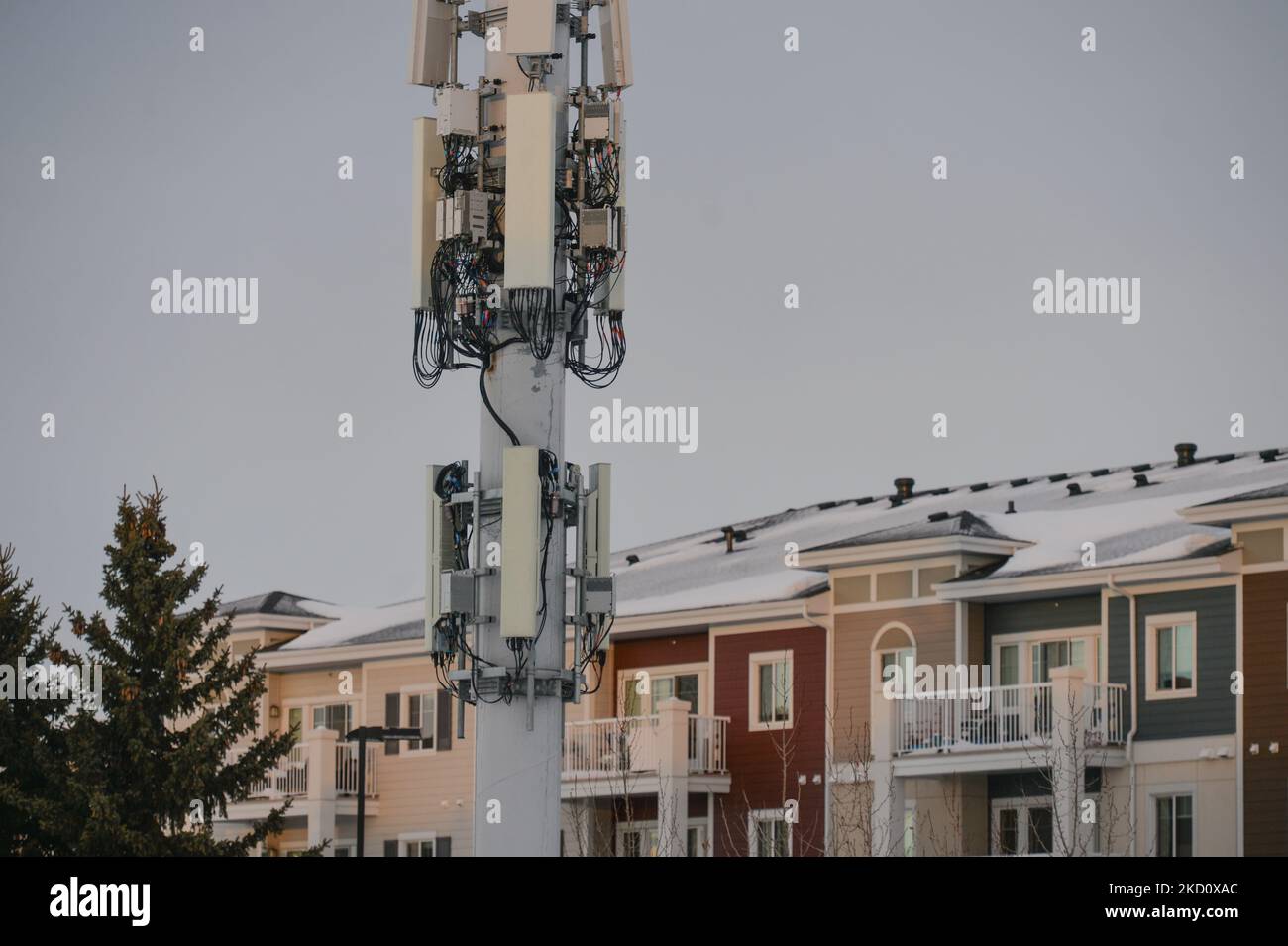 5G antenna seen in South Edmonton. On Thursday, January 20, 2021, in ...