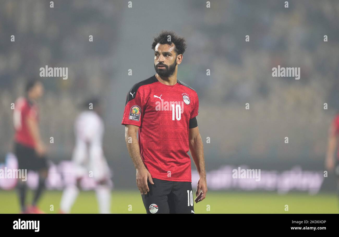 Mohamed Salah (captain) of Egypt during Egypt versus Sudan, African Cup ...