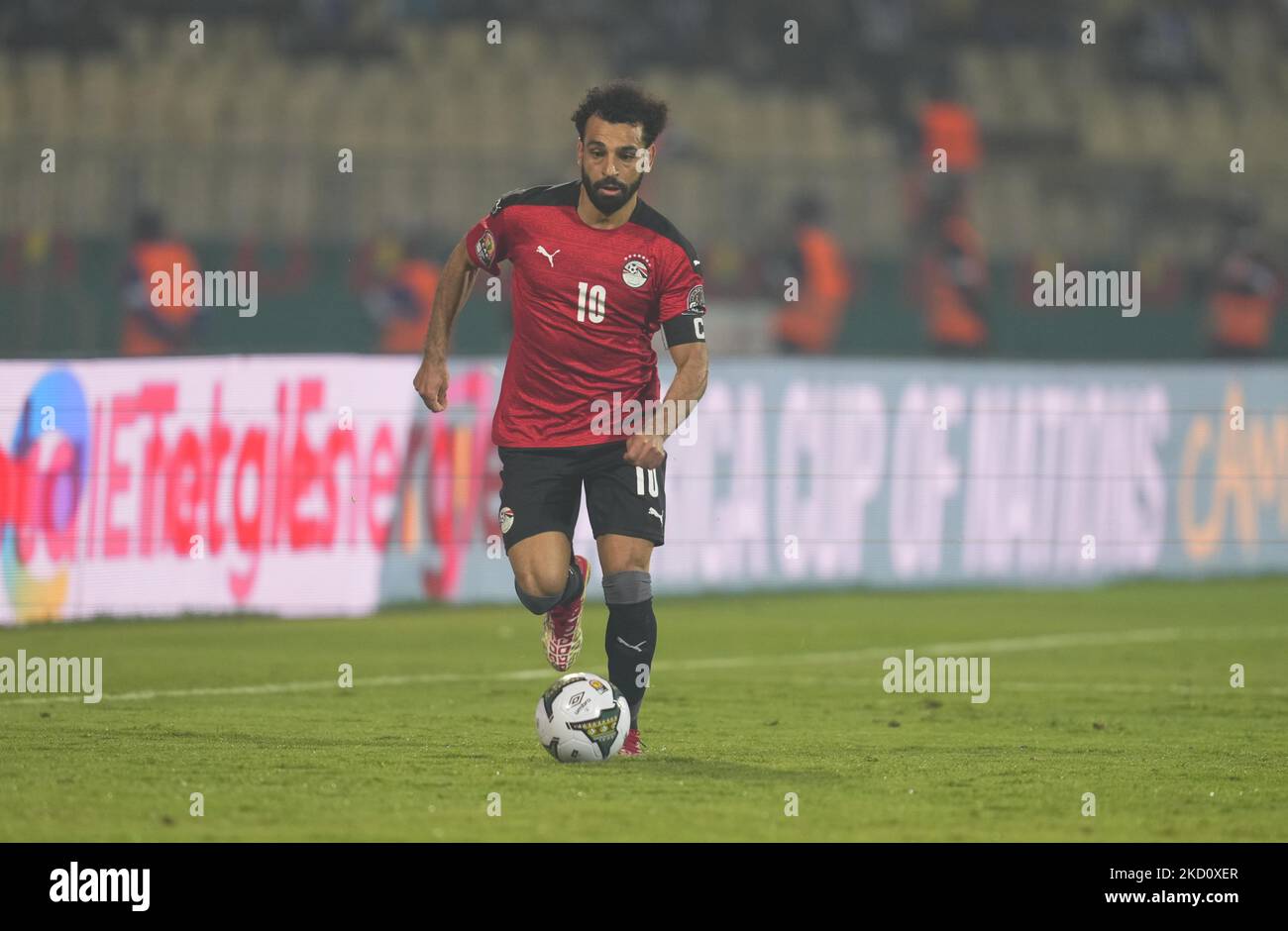 Mohamed Salah (captain) of Egypt during Egypt versus Sudan, African Cup ...