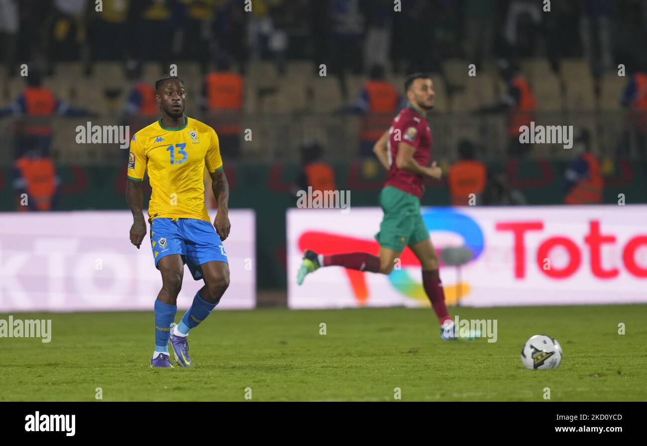 Kévin Mayi of Gabon during Morocco against Gabon, African Cup of ...