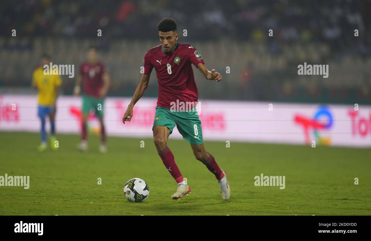 Azzedine Ounahi of Morocco during Morocco against Gabon, African Cup of ...
