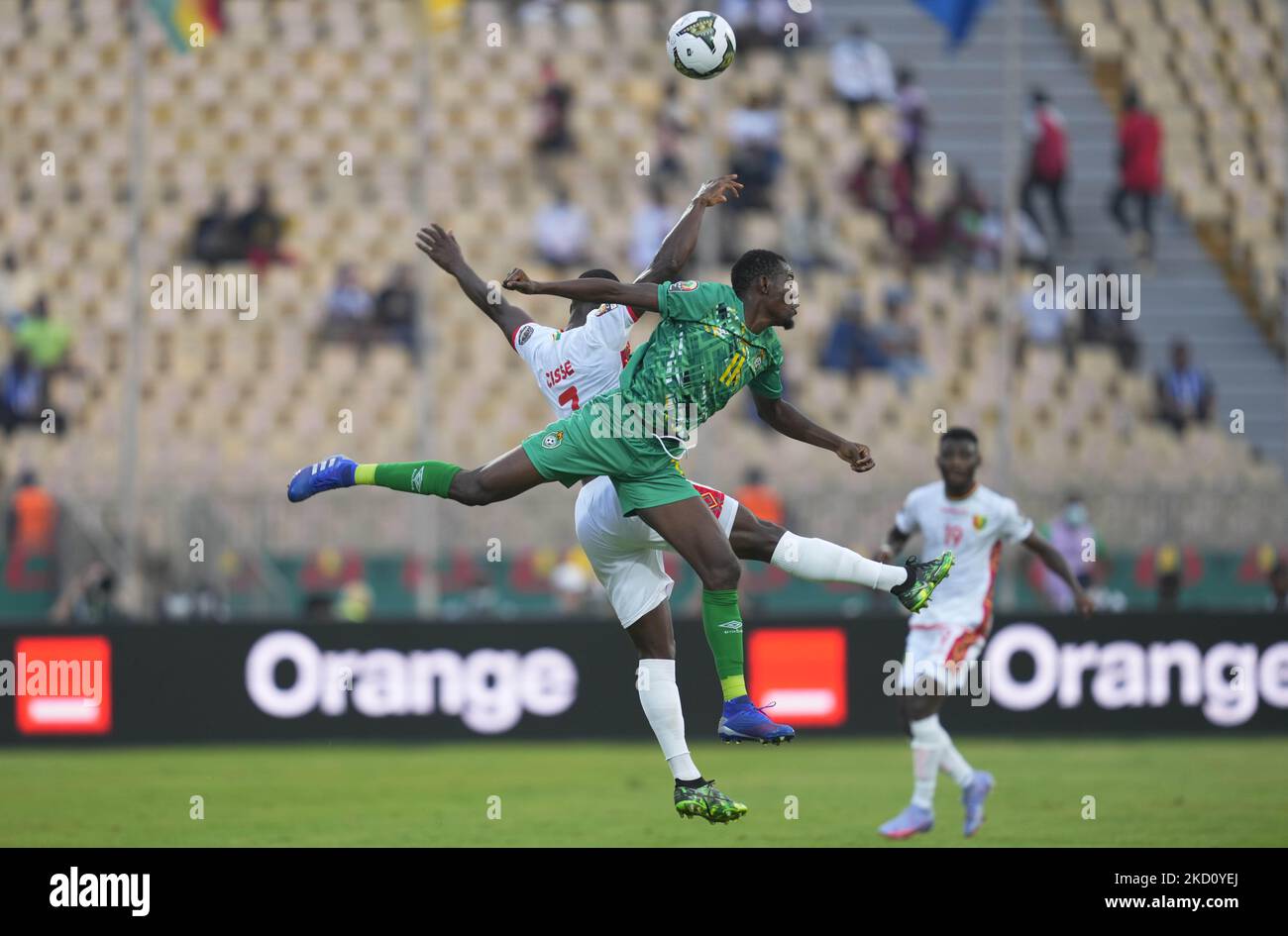 Ibrahima Cissé of Guinea and Never Tigere of Zimbabwe during Guinea ...