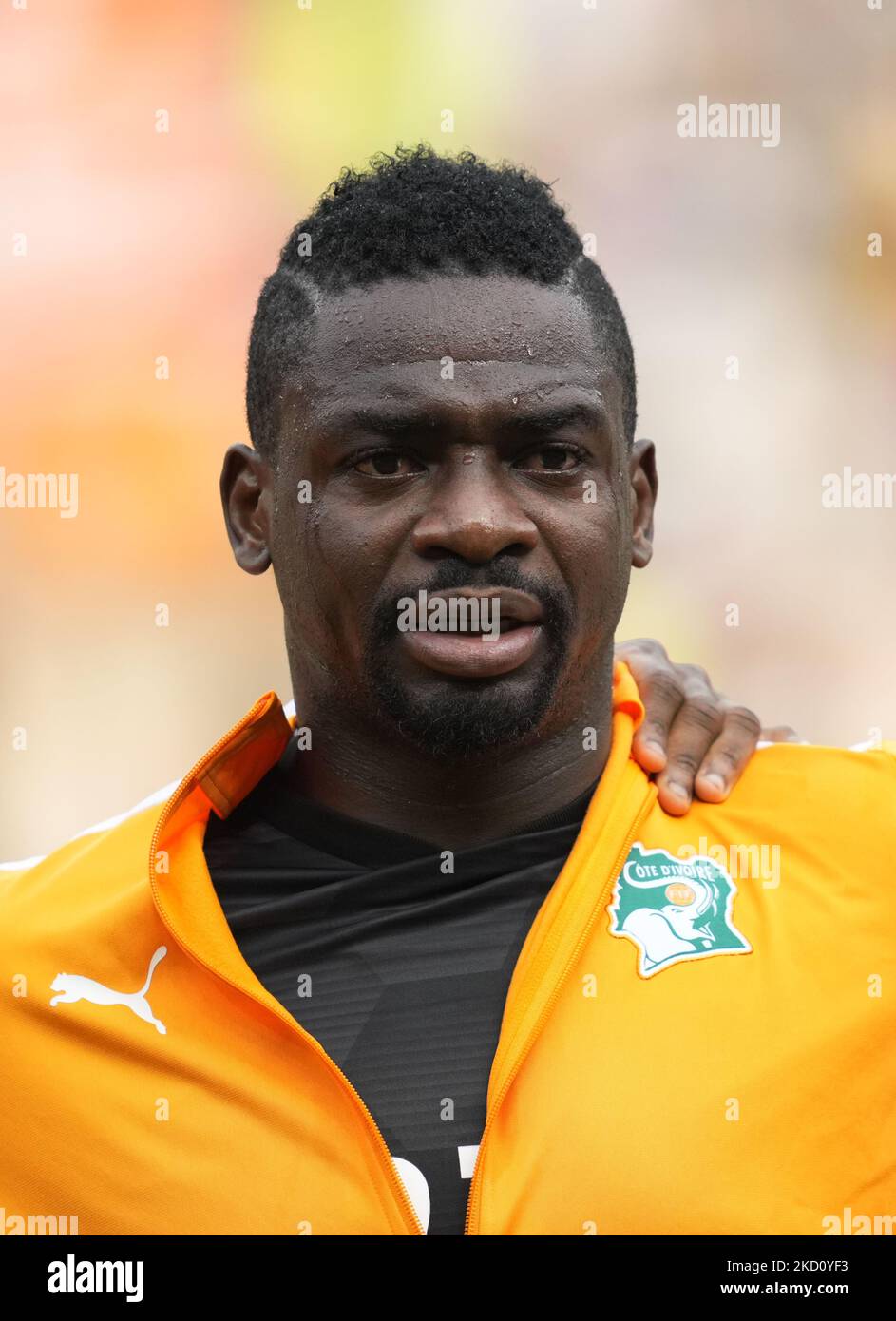 Badra Ali Sangaré of Ivory Coast during Sierra Leone versus Ivory Coast ...