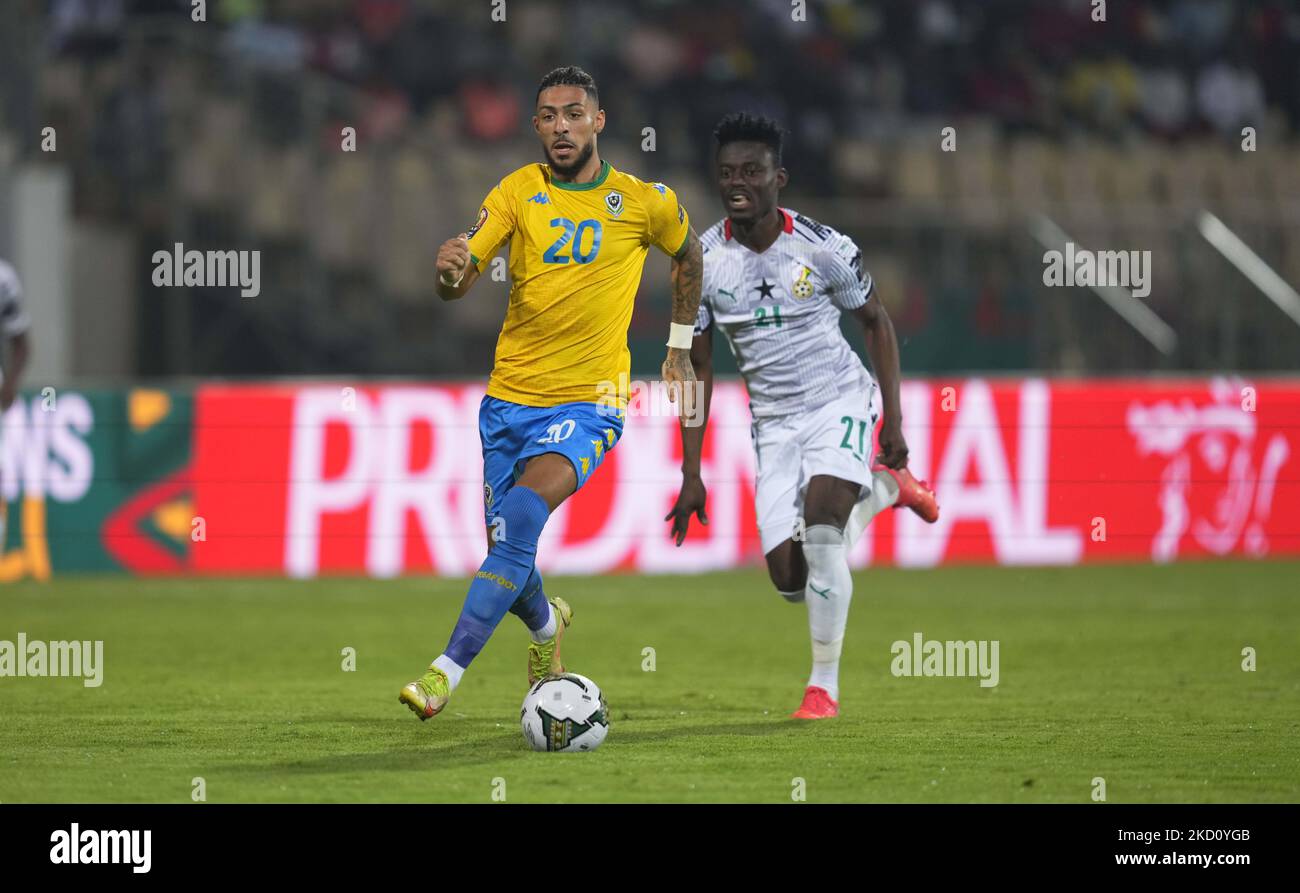 Denis Bouanga of Gabon during Gabon against Ghana, African Cup of ...