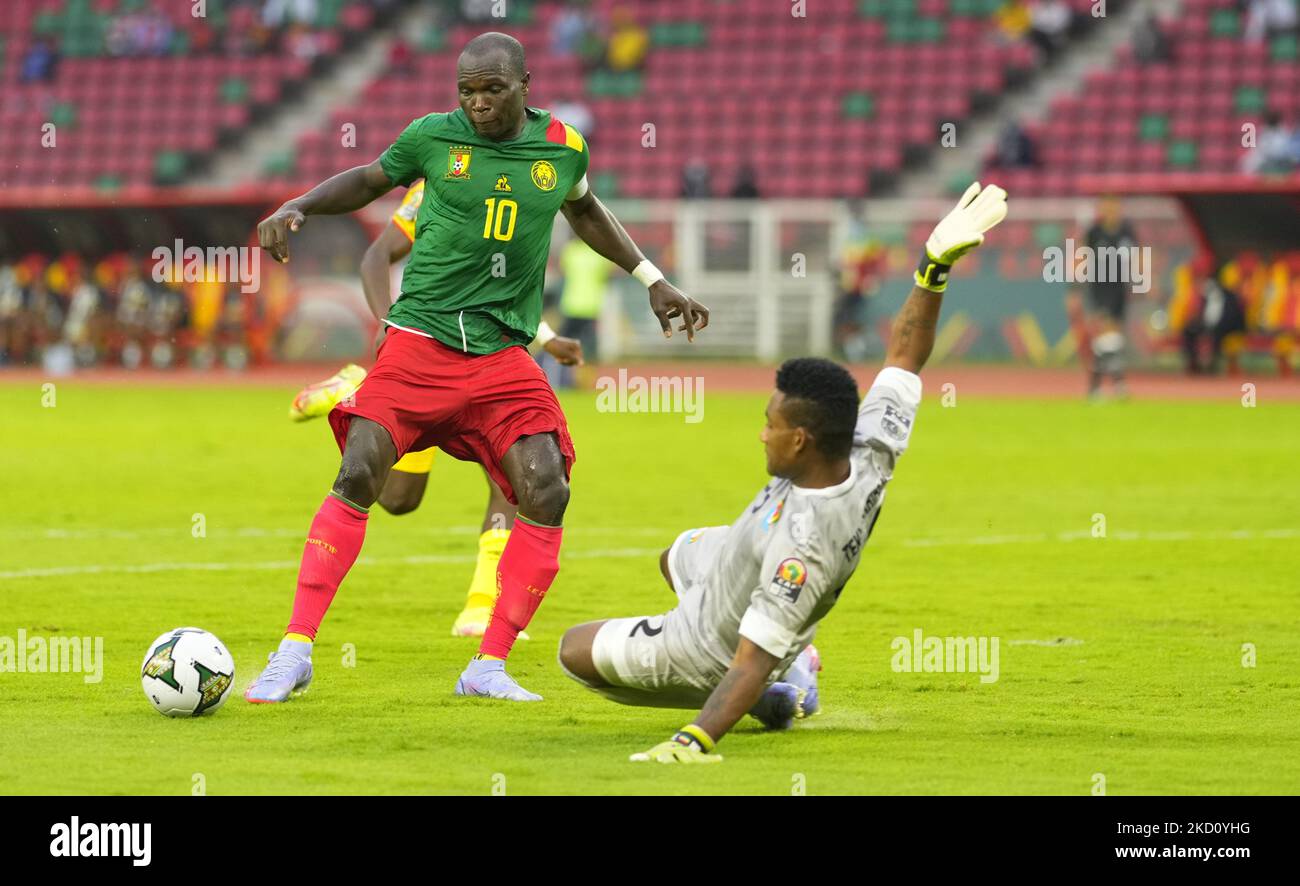 Vincent Aboubakar of Cameroon during Cameroon against Ethiopia, African ...