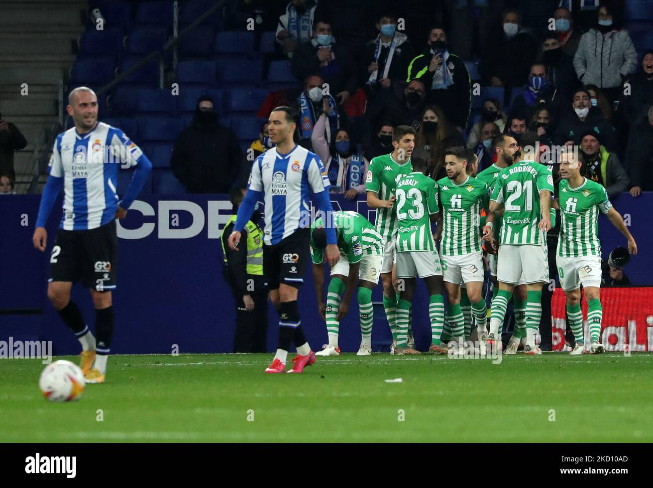 Betis players celebration hi-res stock photography and images - Alamy