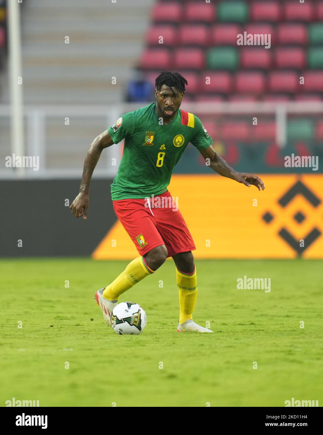 André-Frank Zambo Anguissa of Cameroon during Cameroon against Burkina ...