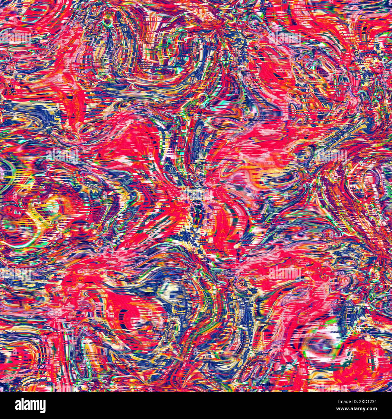 Vibrant pink distortion pattern. Bright colorful kitsch wallpaper for ...