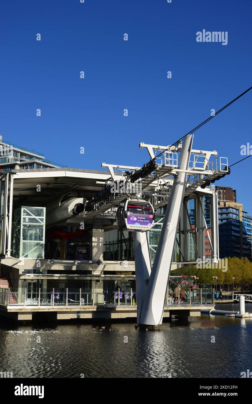 United Kingdom: London: London Cable Car Stock Photo - Alamy