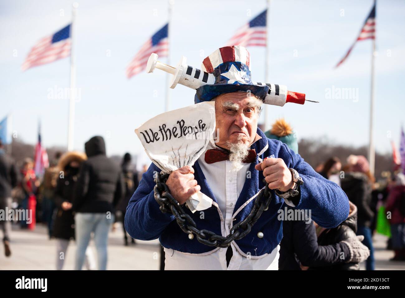 Uncle sam in a mask hi-res stock photography and images - Alamy