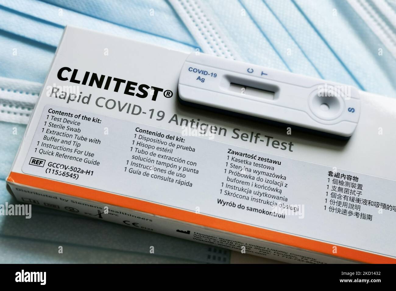 Rapid covid 19 antigen self test clinitest hi-res stock photography and ...