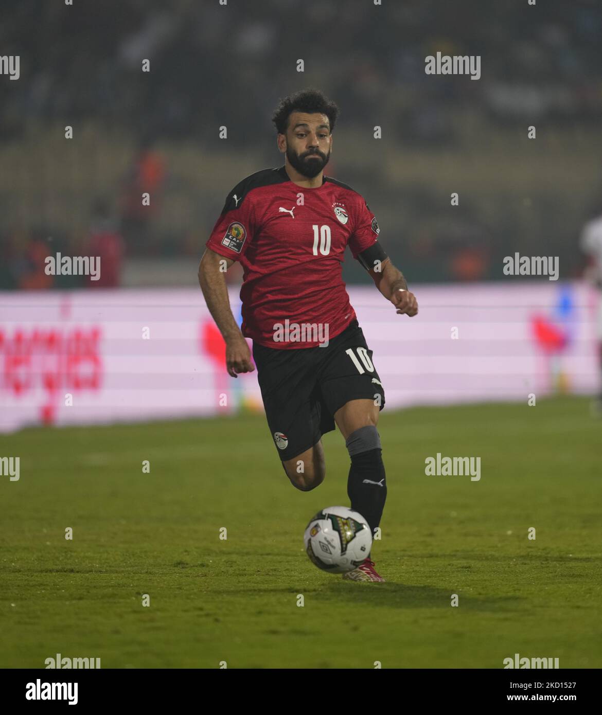 Mohamed Salah (captain) of Egypt during Egypt versus Sudan, African Cup ...