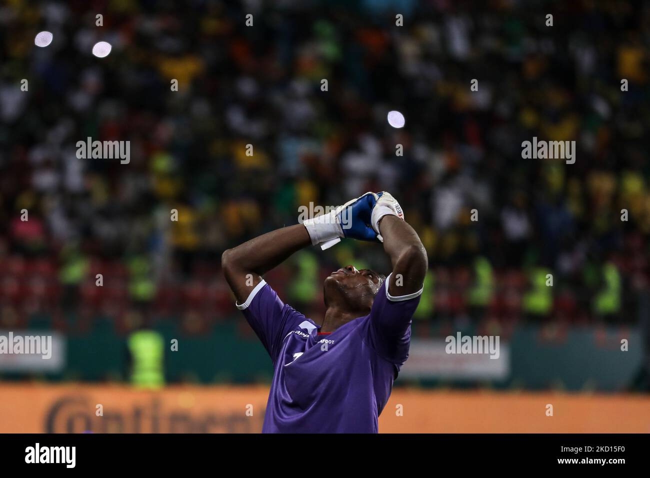 (1) Jean-NoÃ«l Amonome â€ (GK) of Gabon team after unsaved penalty ...