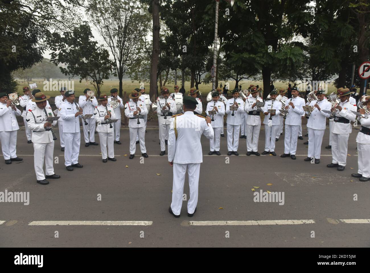 Army Band Contingent rehears during Indian Republic Day Final Full ...