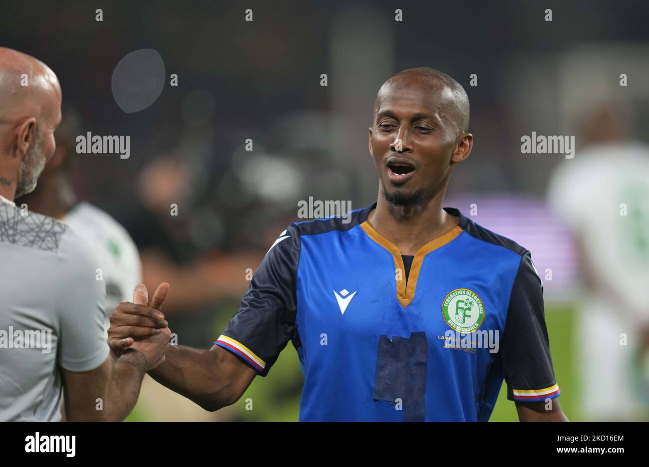 Chaker Alhadhur of Comoros during Cameroun versus Comoros, African Cup ...