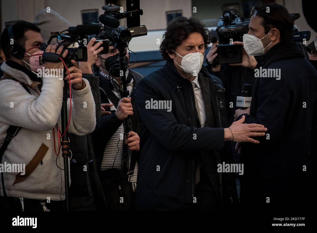 Danilo Toninelli on January 24, 2022 in Rome, Italy. The Italian ...