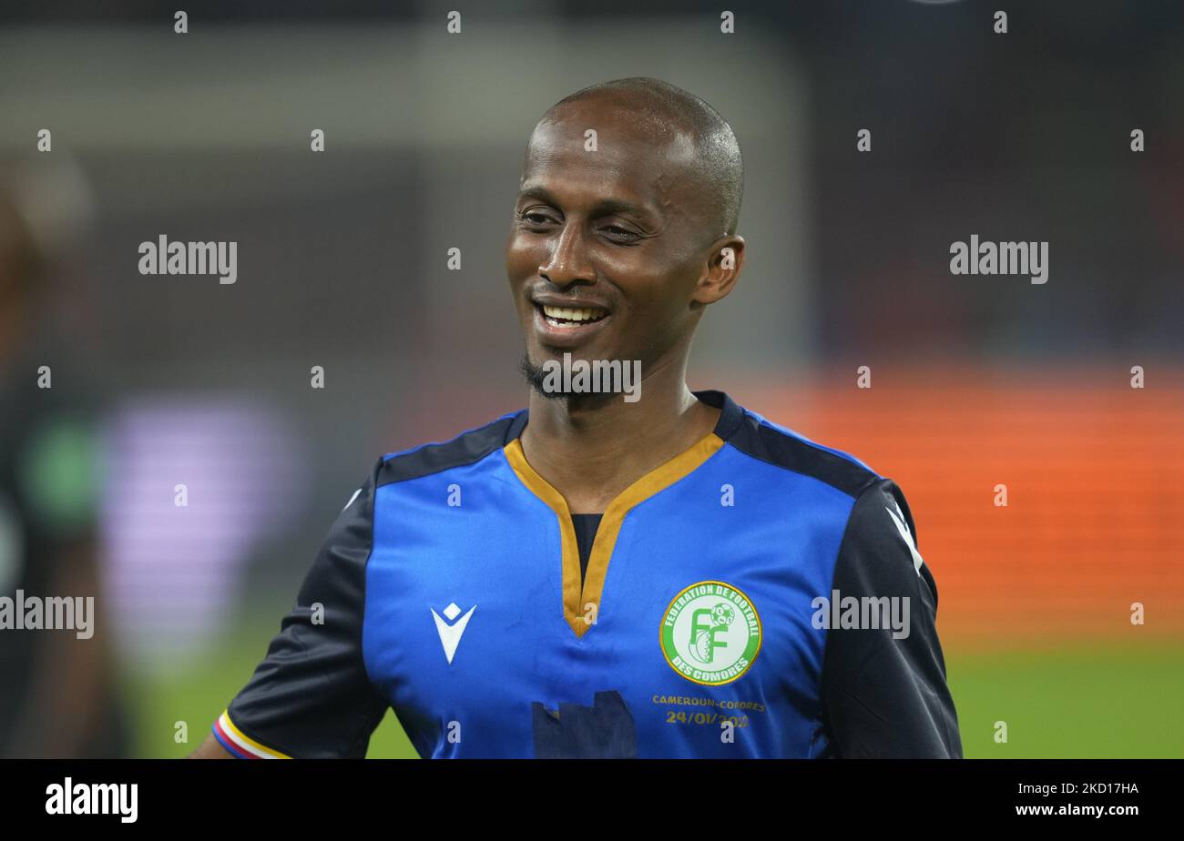 Chaker Alhadhur of Comoros during Cameroun versus Comoros, African Cup ...