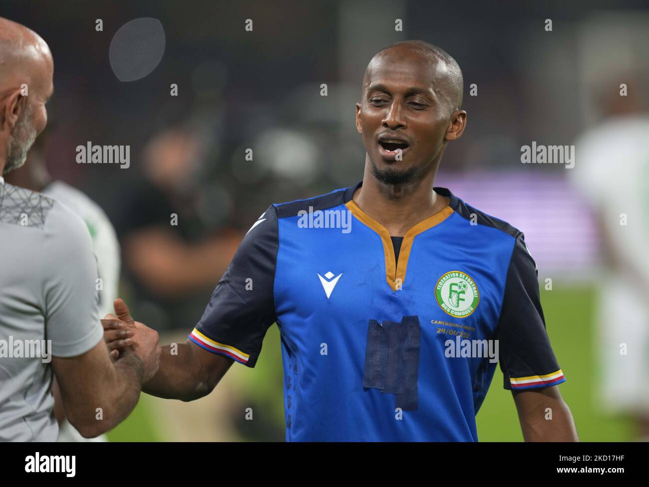 Chaker Alhadhur of Comoros during Cameroun versus Comoros, African Cup ...