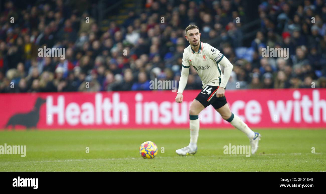 Liverpool's Jordan Henderson during Premier League between Crystal ...