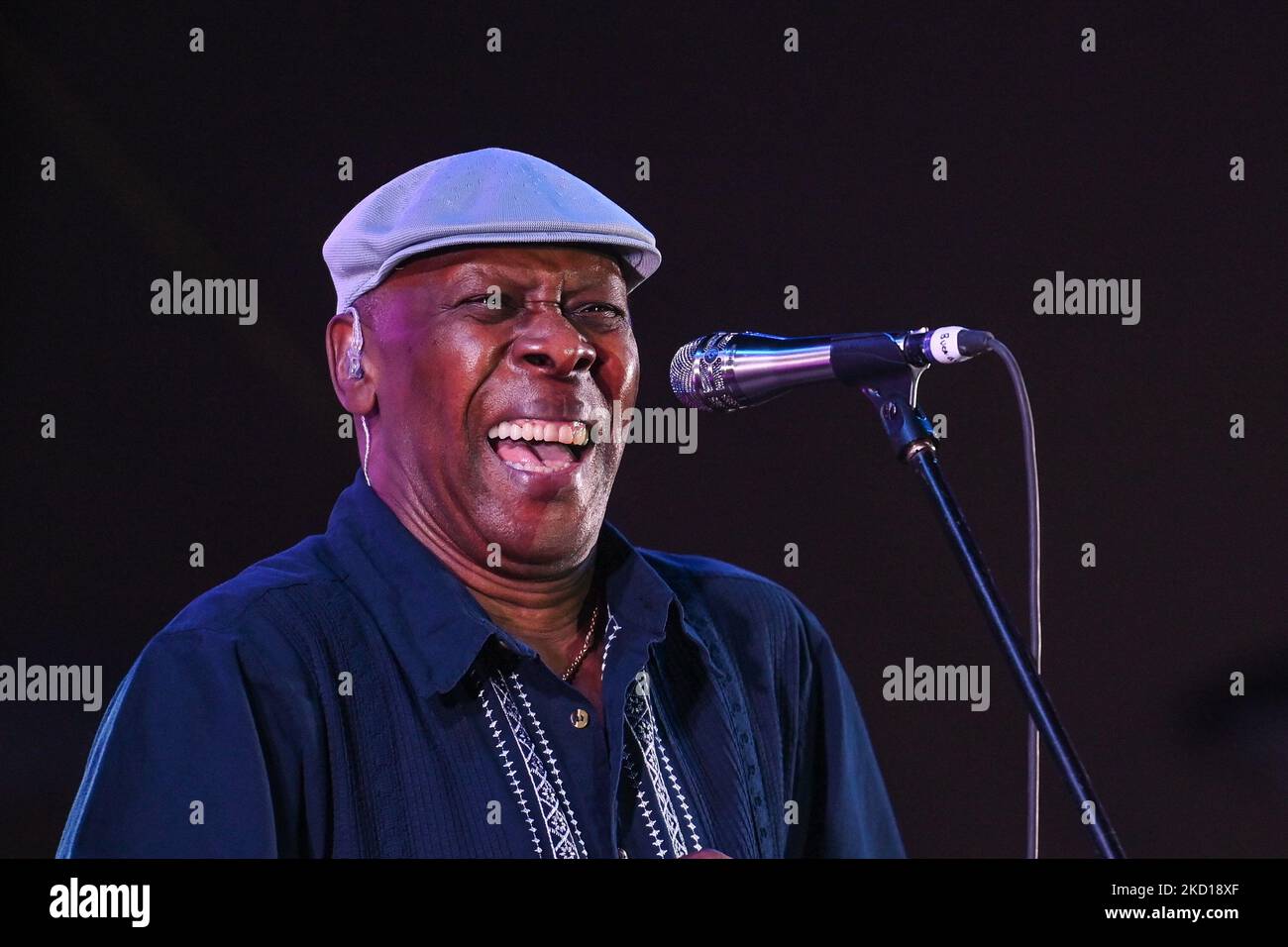 Ibrahim Ferrer Jr. performs during the closing day of Merida Fest 2022 ...