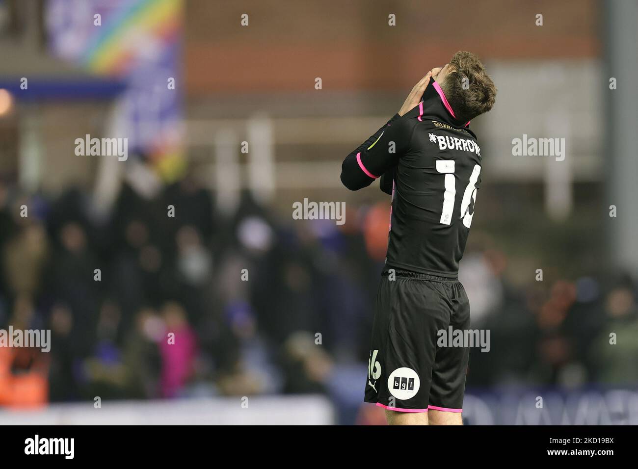 Harrison Burrows of Peterborough United looks dejected at the final ...