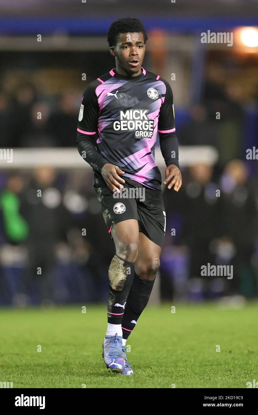 Kwame Poku of Peterborough United during the Sky Bet Championship match ...