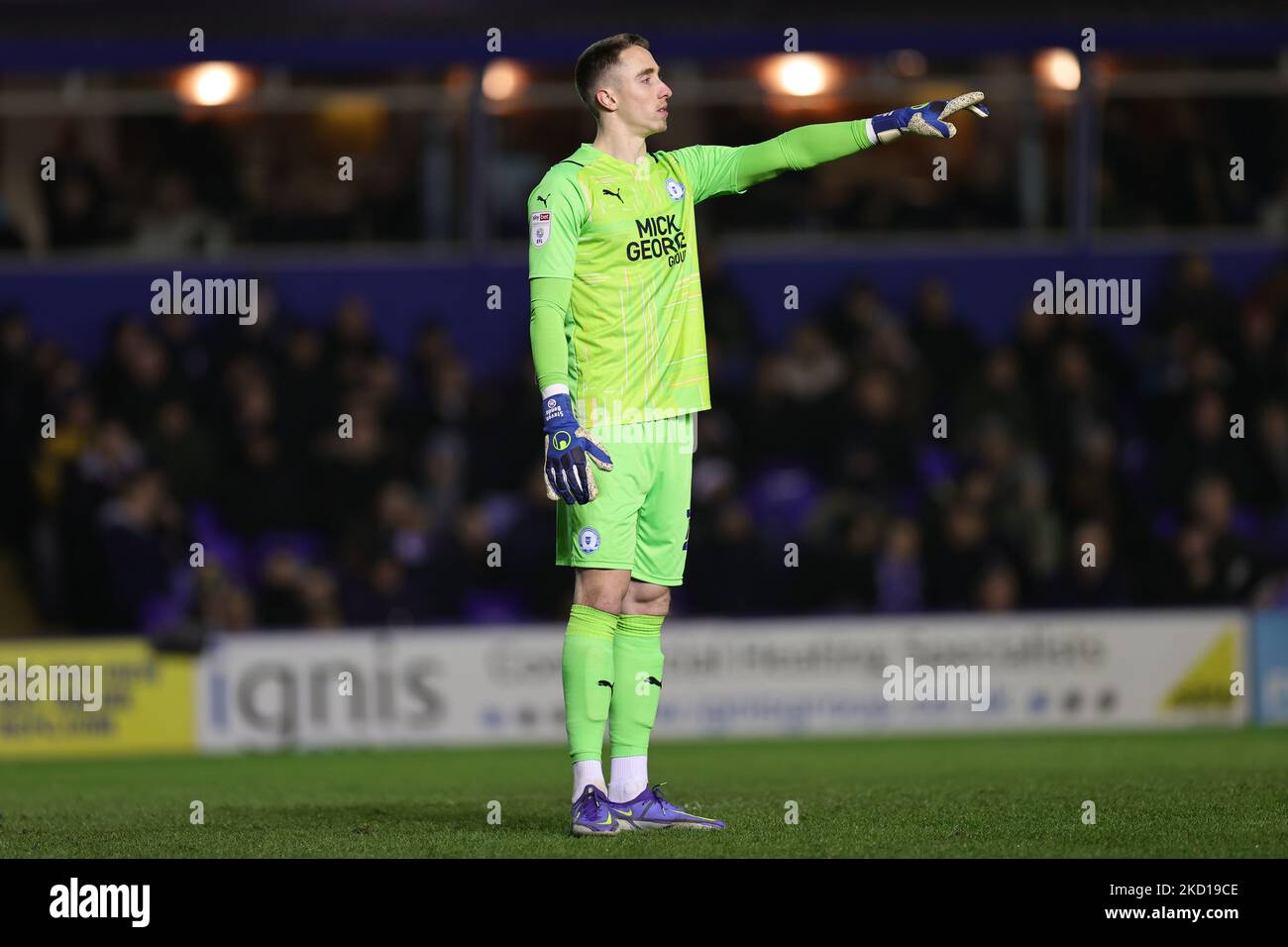 Steven Benda of Peterborough United during the Sky Bet Championship ...