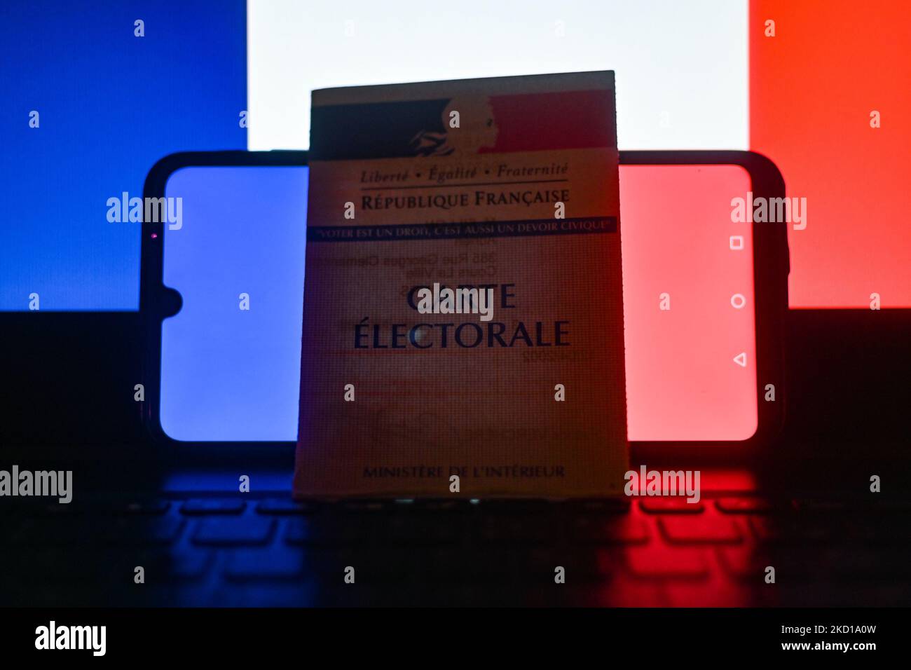 French voter registration car hi-res stock photography and images - Alamy
