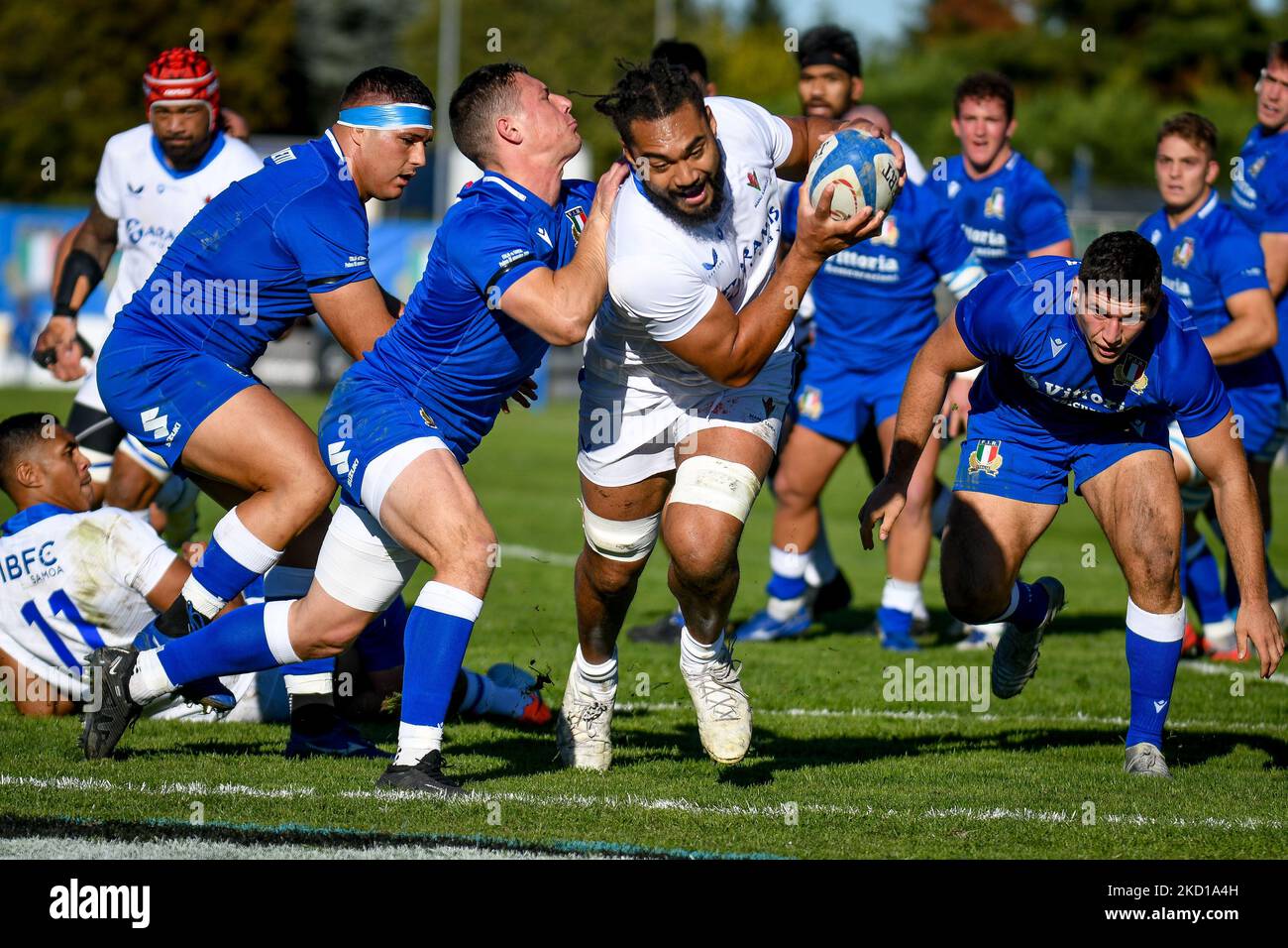 Plebiscito stadium, Padua, Italy, November 05, 2022, Samoa's Chris Vui ...