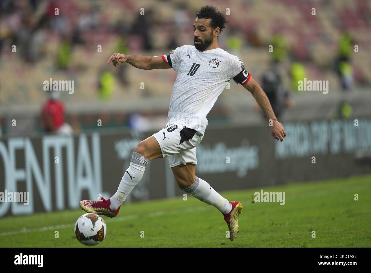 Mohamed Salah (captain) of Egypt during Egypt versus Ivory Coast ...