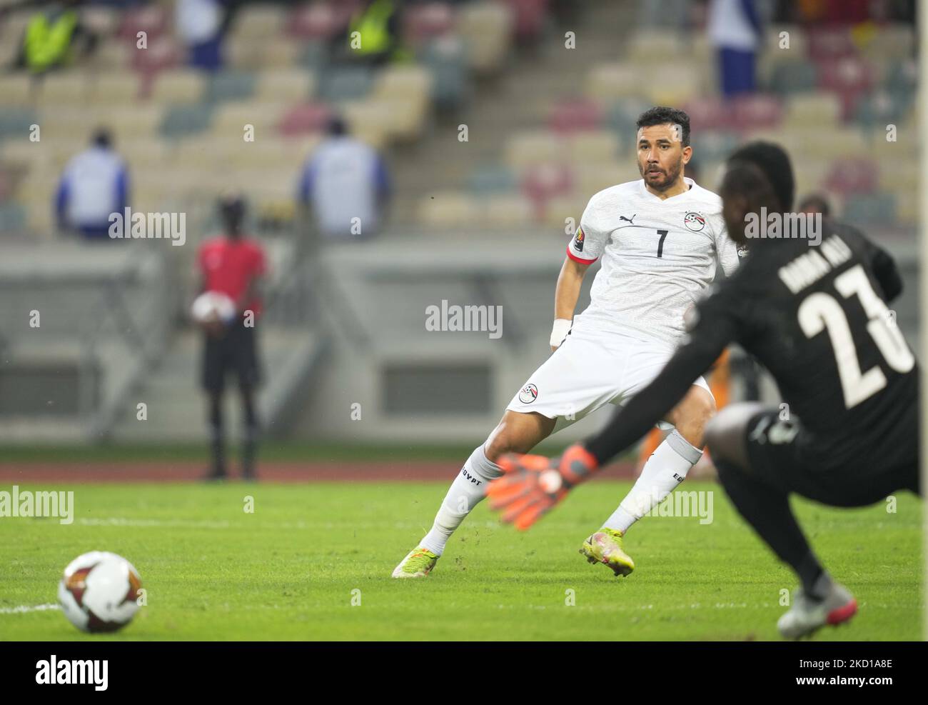 Trézéguet of Egypt during Egypt versus Ivory Coast, African Cup of ...