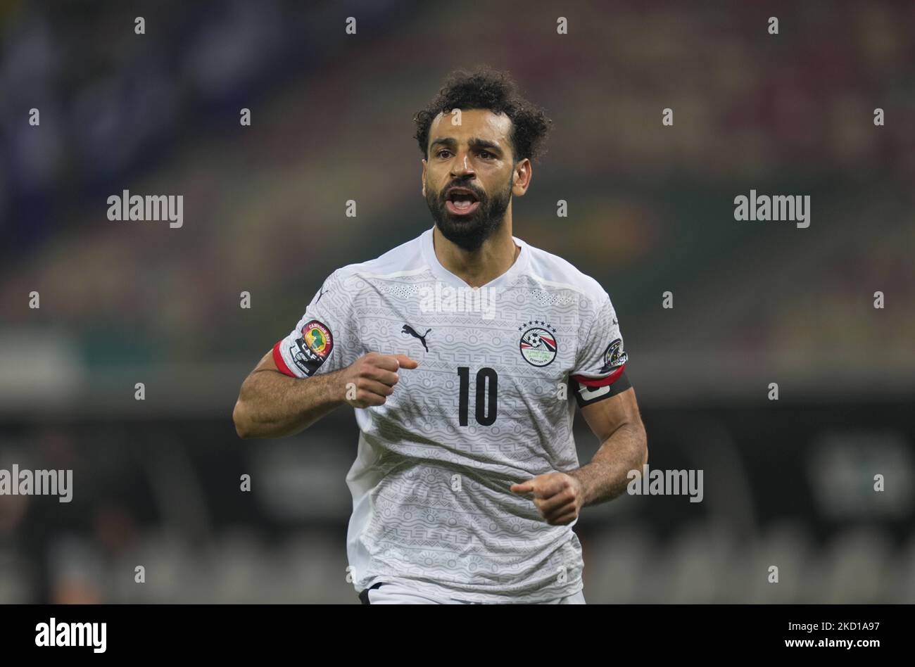 Mohamed Salah (captain) of Egypt celebrating Egypts victory after ...