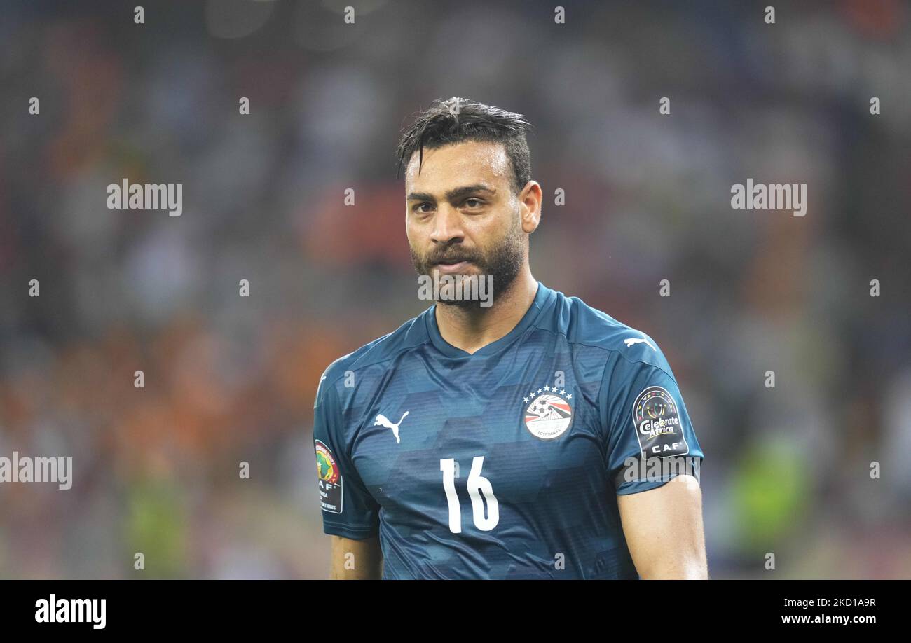 Mohamed Abou Gabal of Egypt during Egypt versus Ivory Coast, African ...