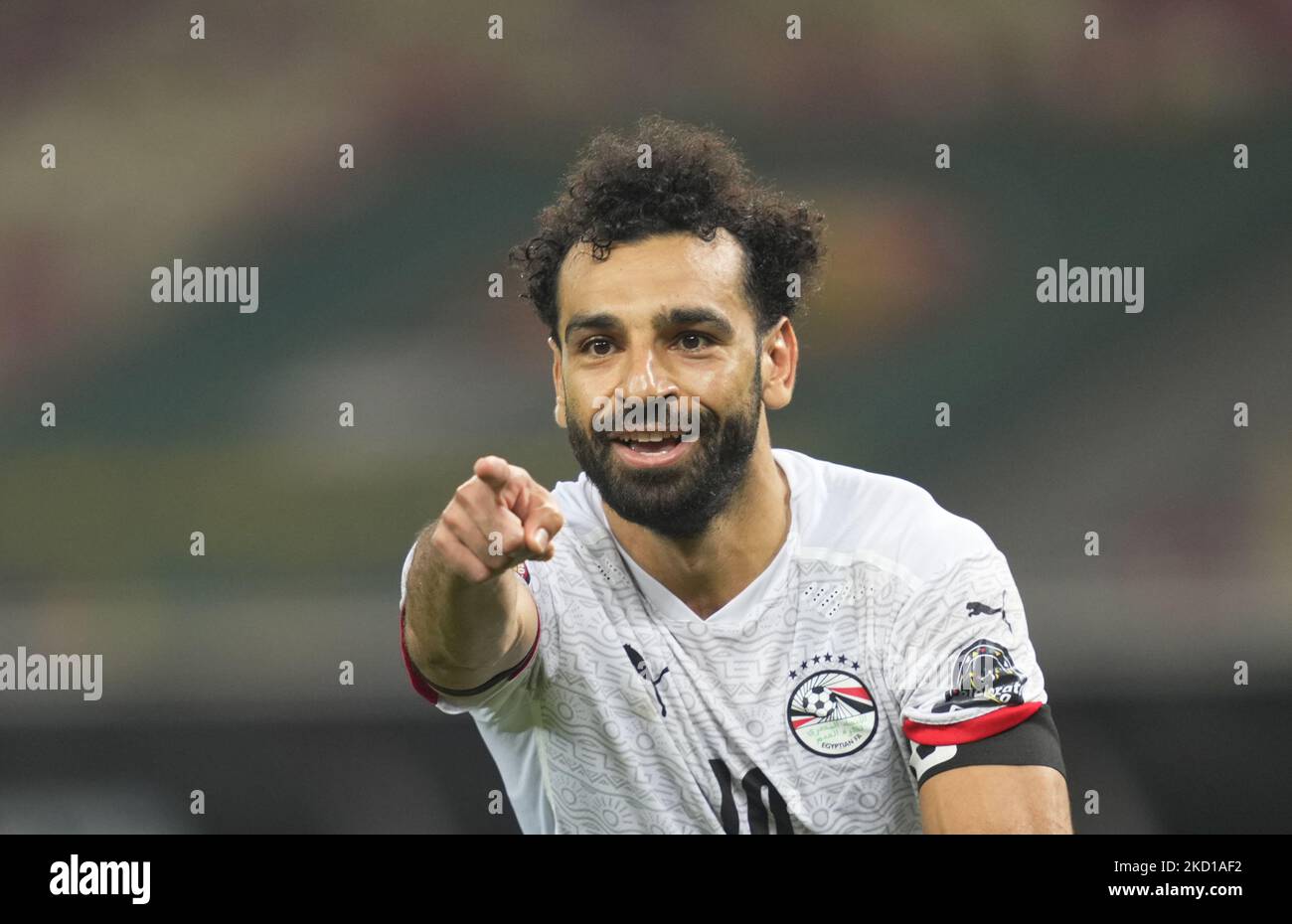 Mohamed Salah (captain) of Egypt celebrating Egypts victory after ...