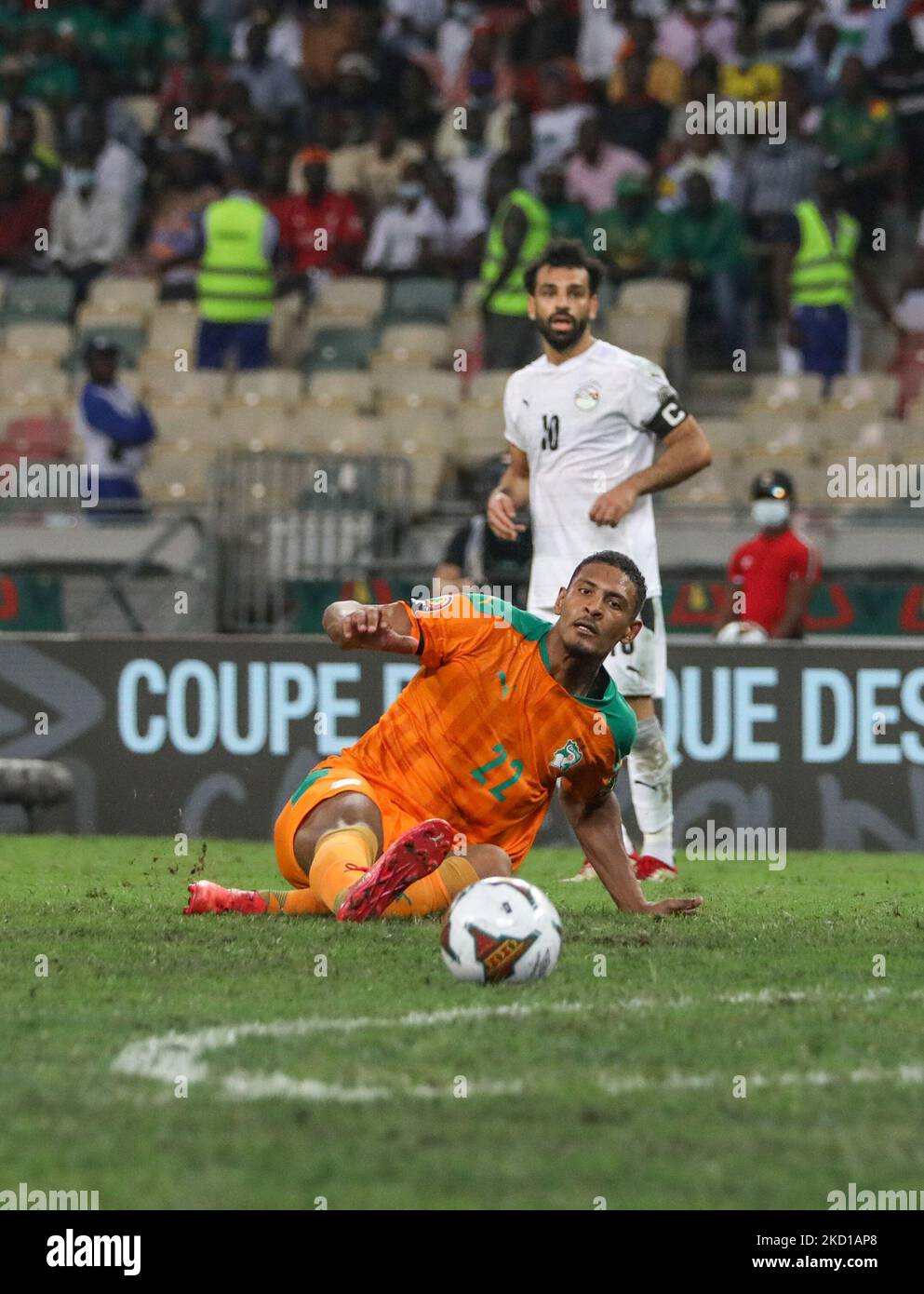 (22) SÃ©bastien Haller of CÃ´te d'Ivoire team during the Africa Cup of Nations Cameron 2021 ...