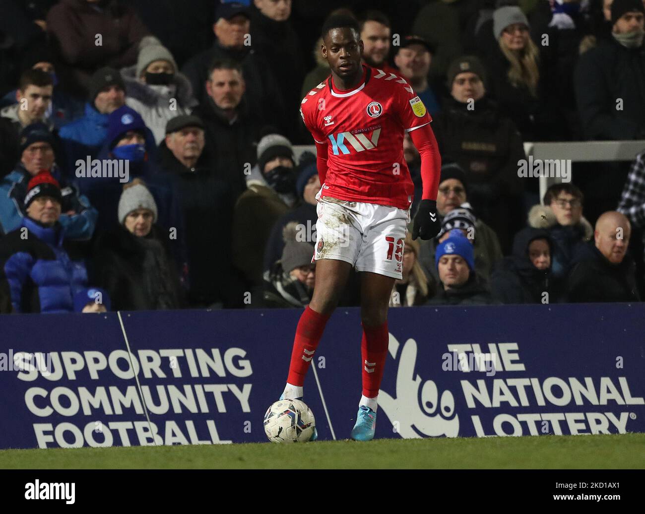 Charlton Athletic's Jonathan Leko during the EFL Trophy Quarter Final ...