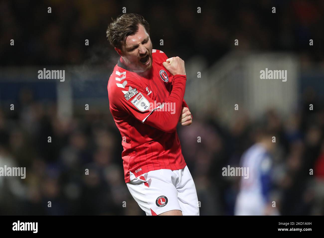Charlton Athletic's Alex Gilbey celebrates after scoring their second ...