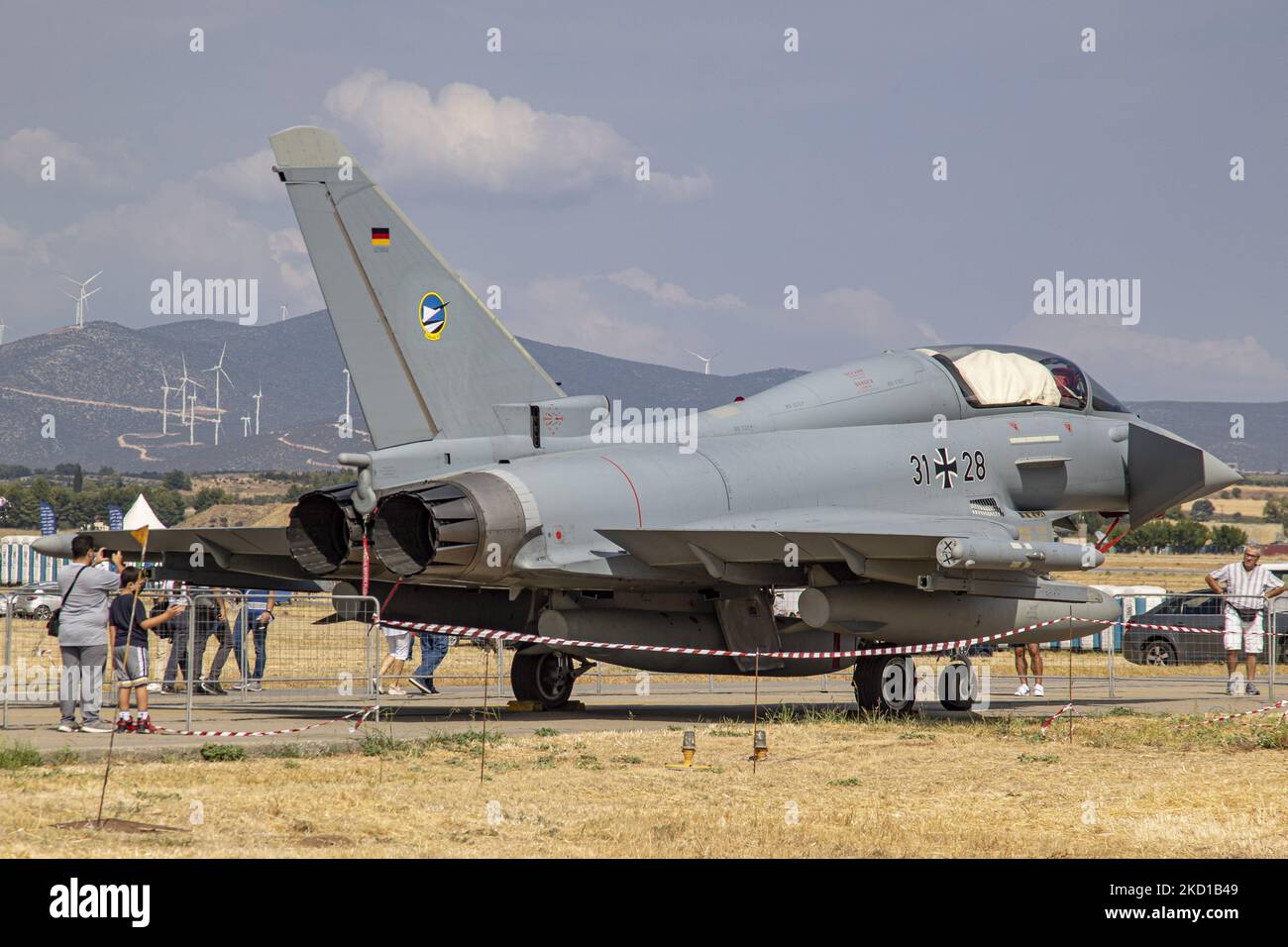 German Air Force Luftwaffe Eurofighter Typhoon EF2000 military combat ...