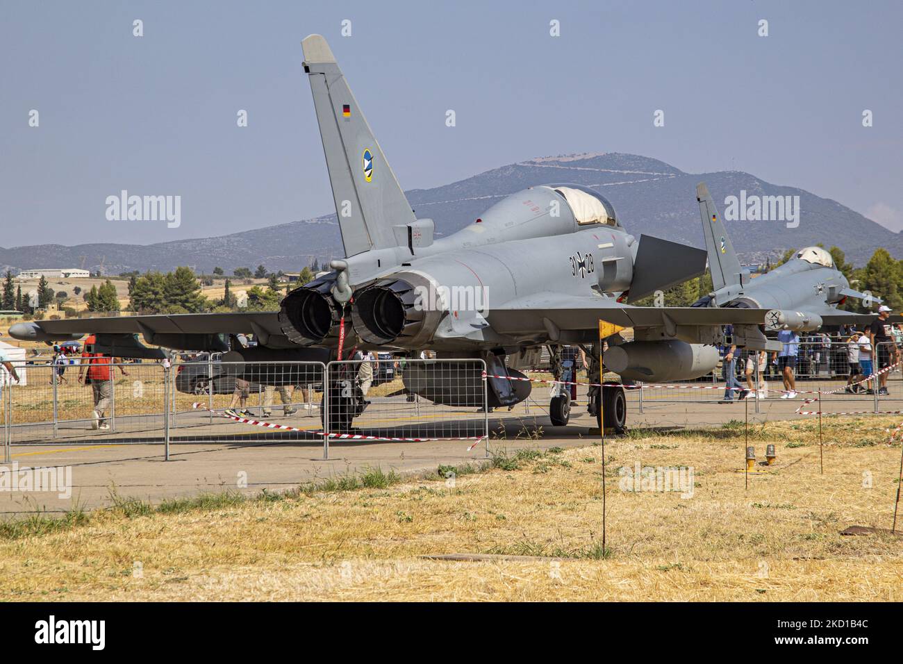 German Air Force Luftwaffe Eurofighter Typhoon EF2000 military combat ...