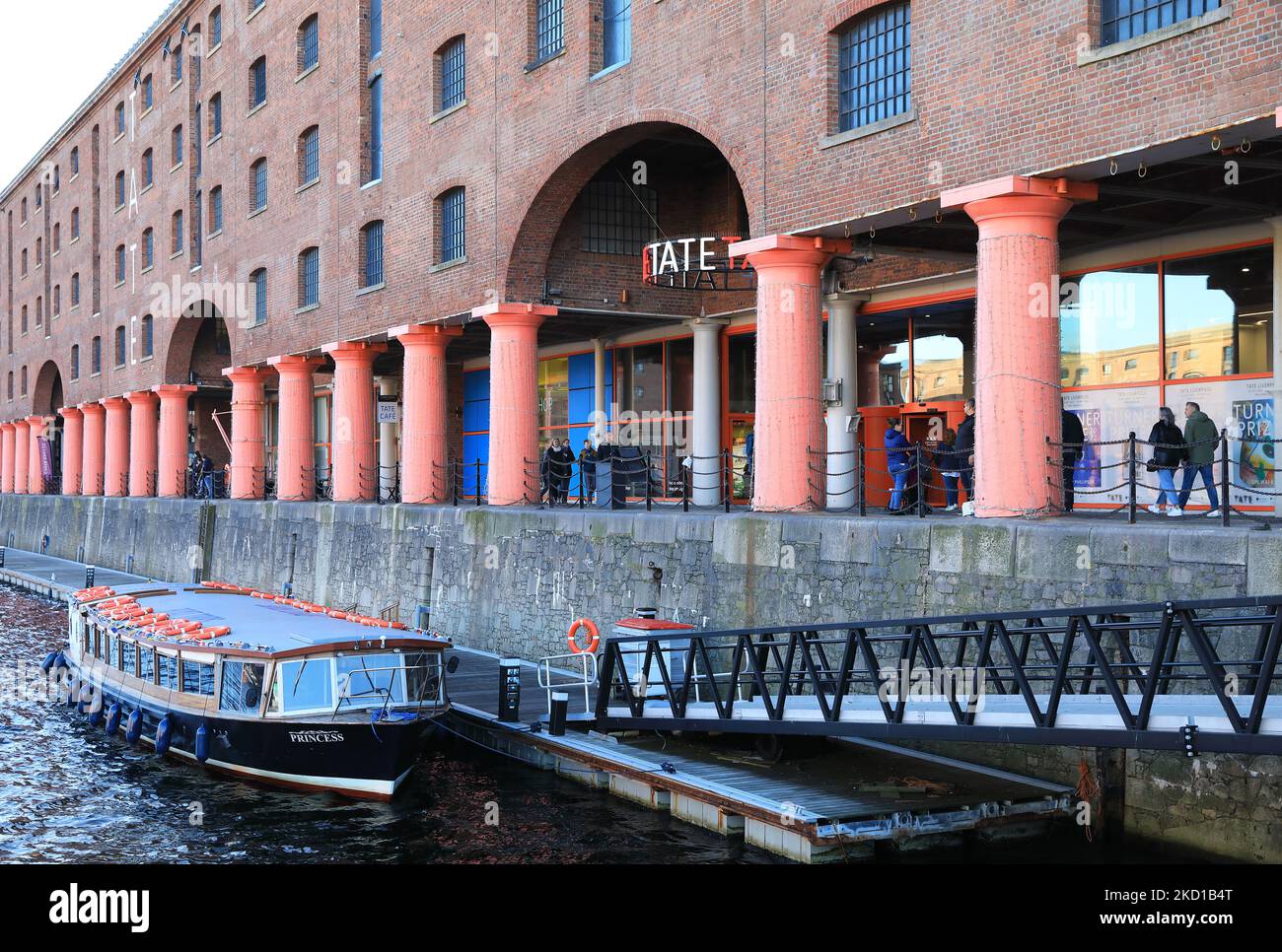 Tate Liverpool, art gallery and museum on the Albert Royal Dock, on the ...