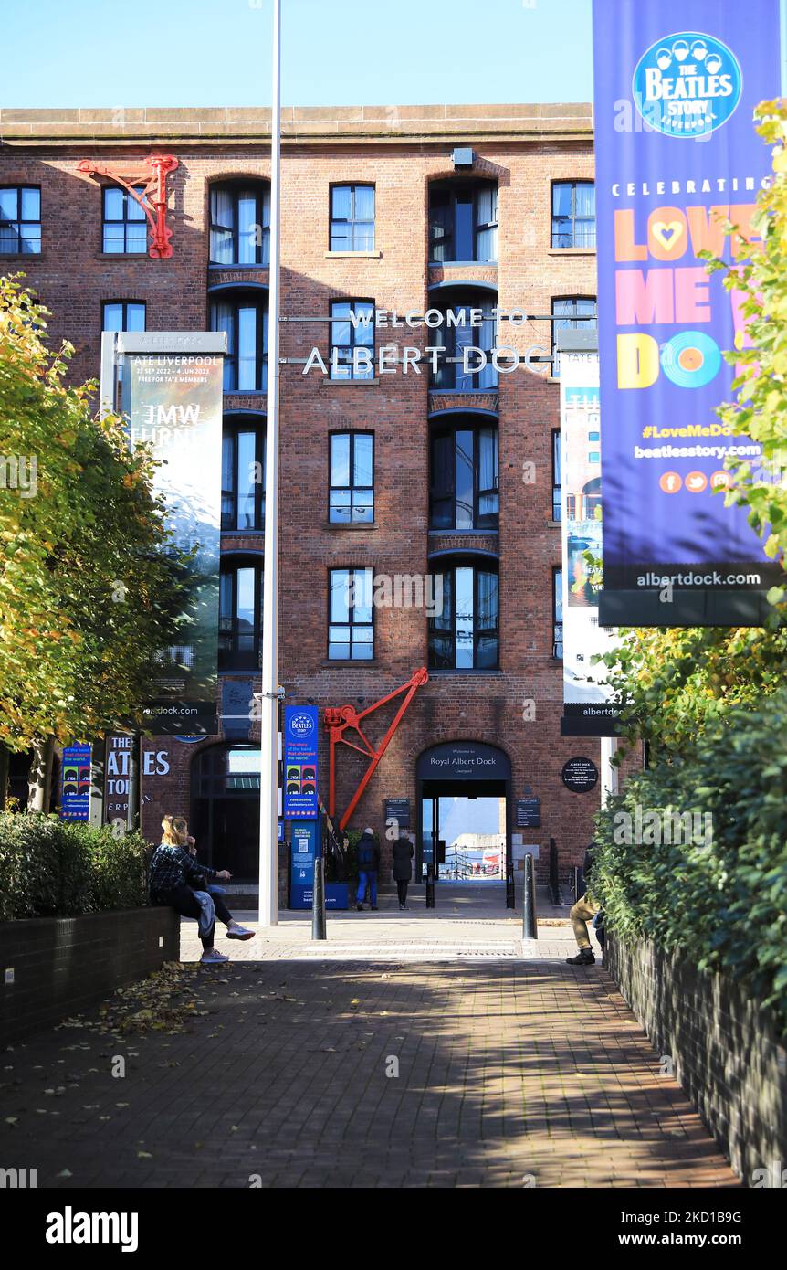 The historical Royal Albert Dock, home of the The Beatles Story museum ...