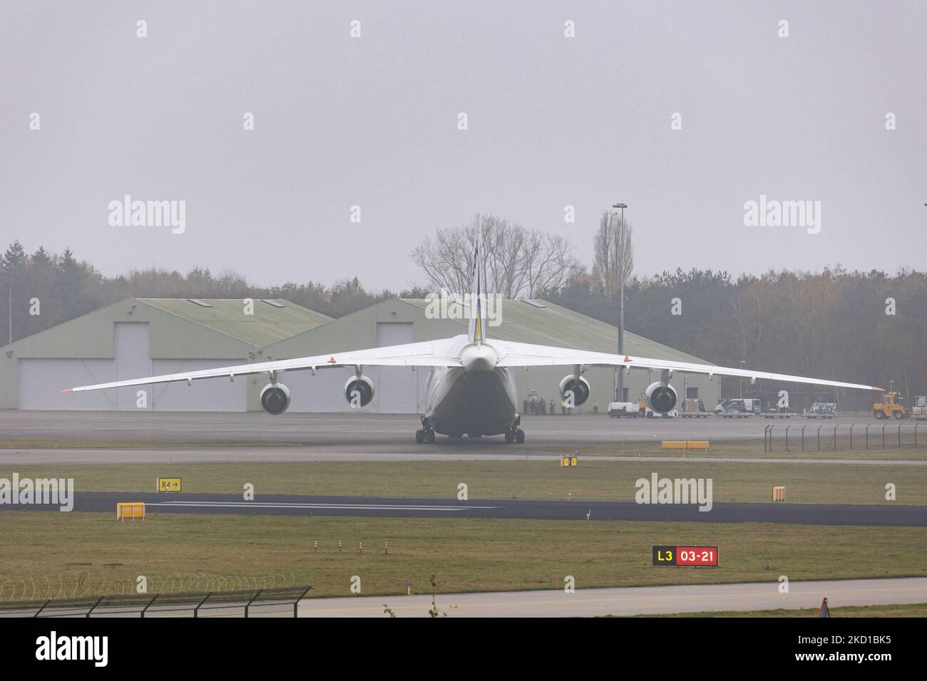 The Antonov An-124 Ruslan is a large, strategic airlift, four-engined ...