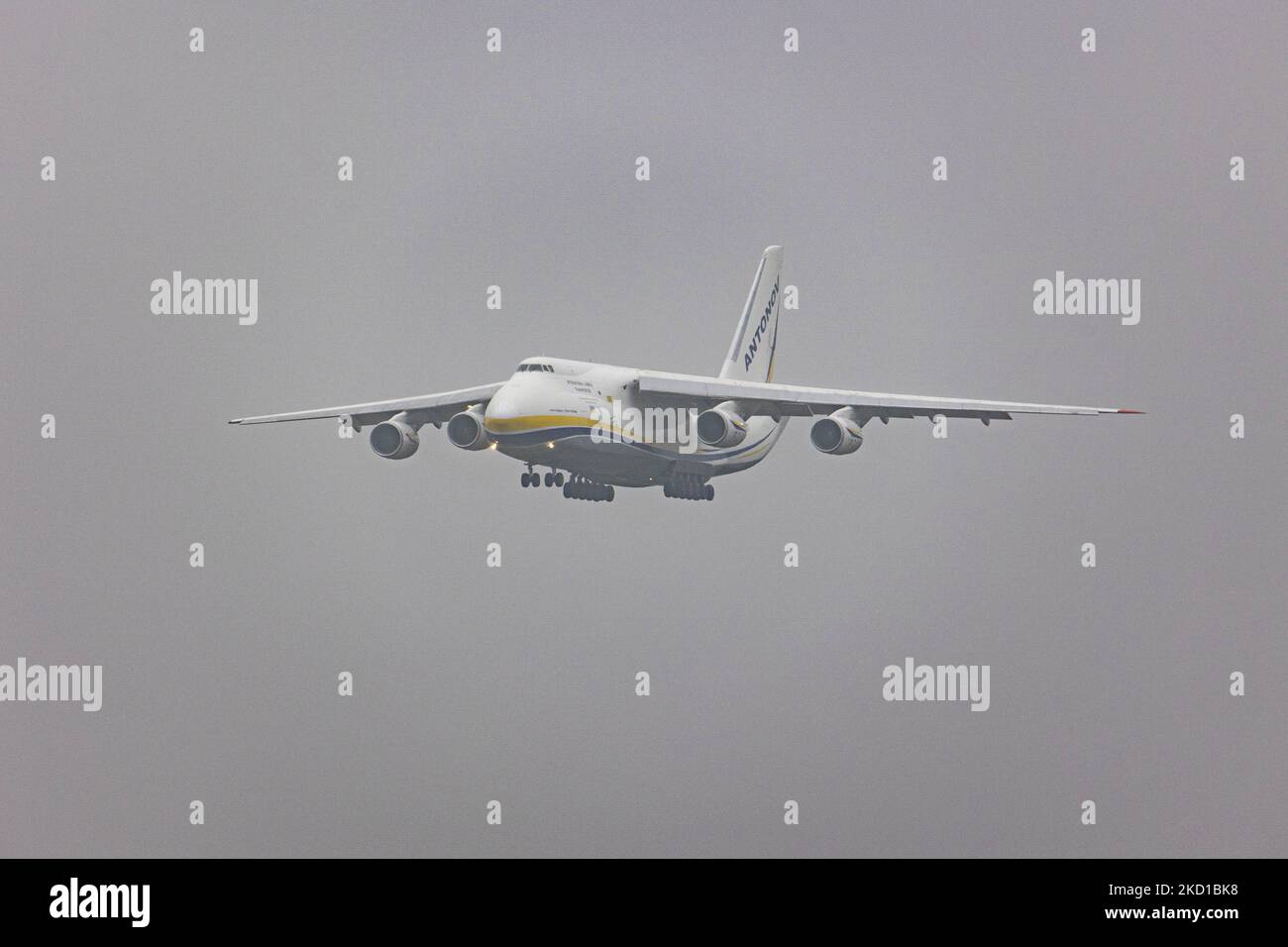 The Antonov An-124 Ruslan is a large, strategic airlift, four-engined ...