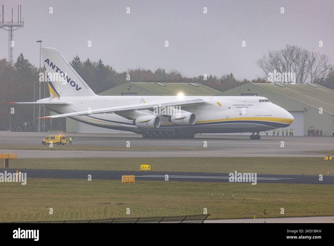 The Antonov An-124 Ruslan is a large, strategic airlift, four-engined ...