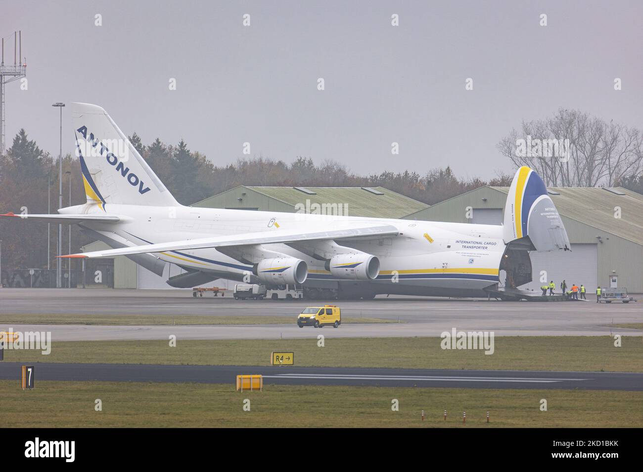 The Antonov An-124 Ruslan is a large, strategic airlift, four-engined ...