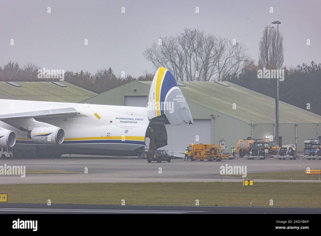 The Antonov An-124 Ruslan is a large, strategic airlift, four-engined ...