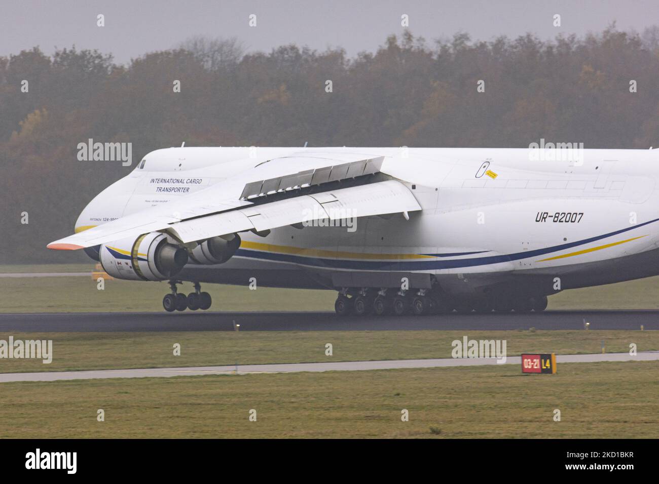 The Antonov An-124 Ruslan is a large, strategic airlift, four-engined ...