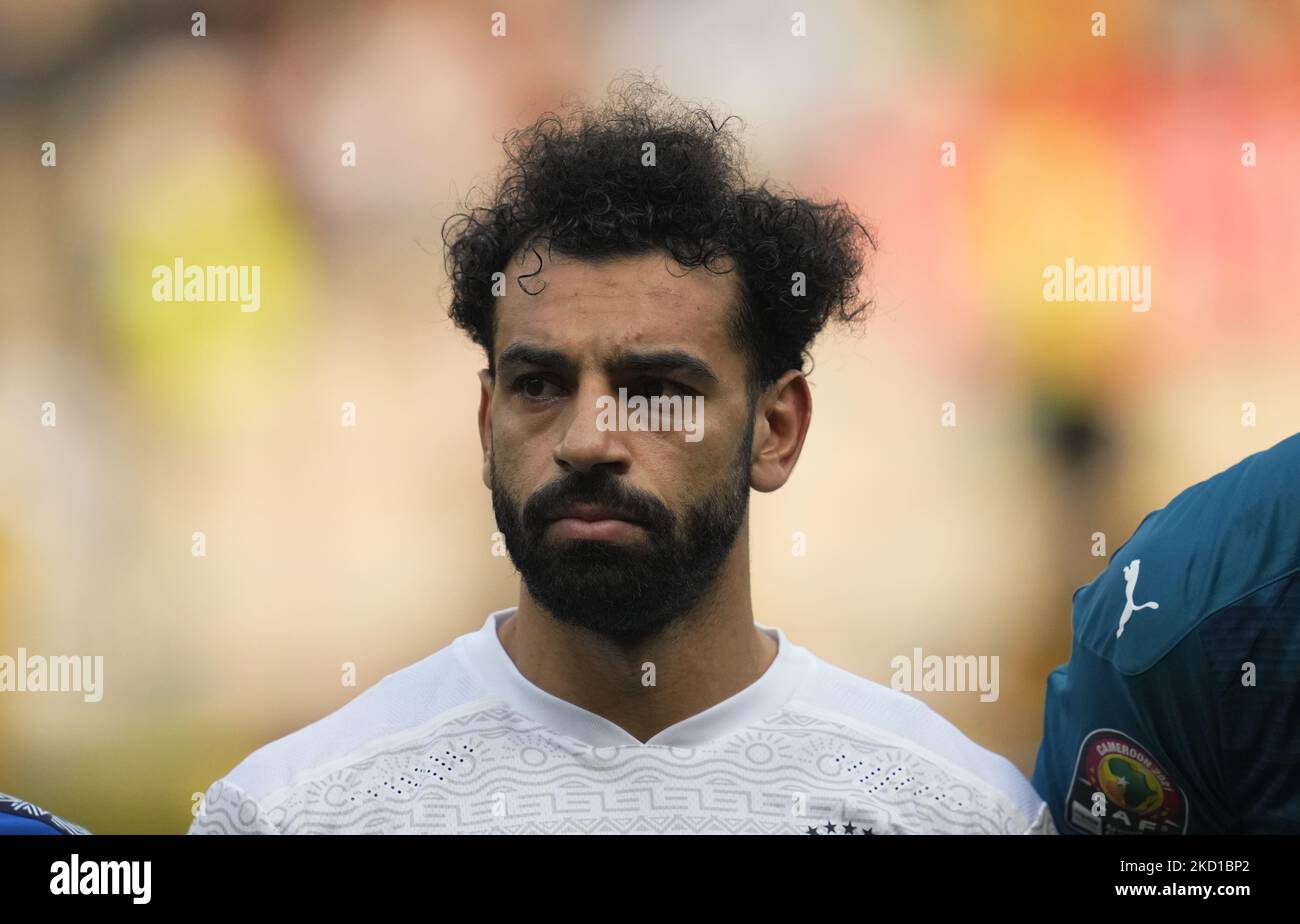 Mohamed Salah (captain) of Egypt during Egypt versus Ivory Coast ...